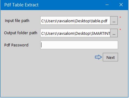 PDF Automation -Pdf Table Extract | Robility Docs